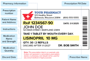 How to Read Your Prescription Label - Maryland Physicians Care